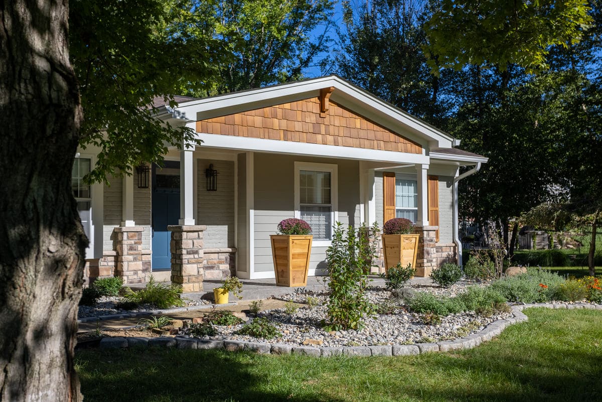 Montgomery Façade Transformation with Craftsman Style Touches